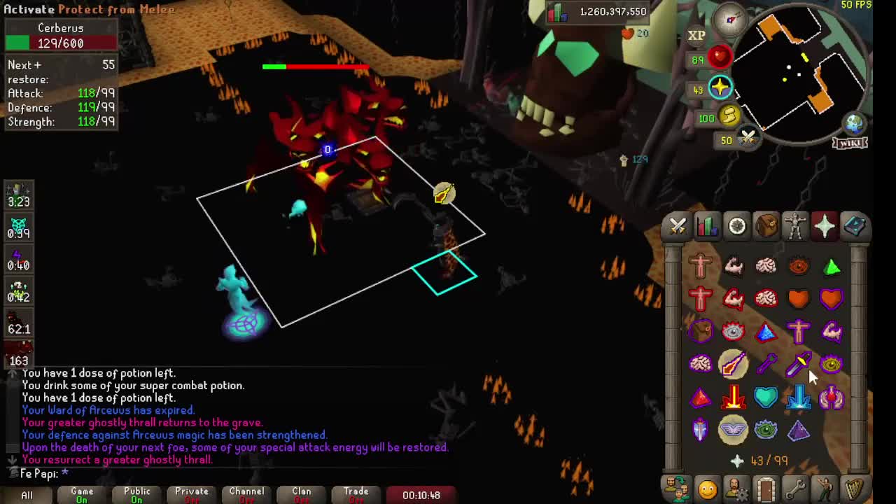 Demonic offering for Cerberus Ghosts