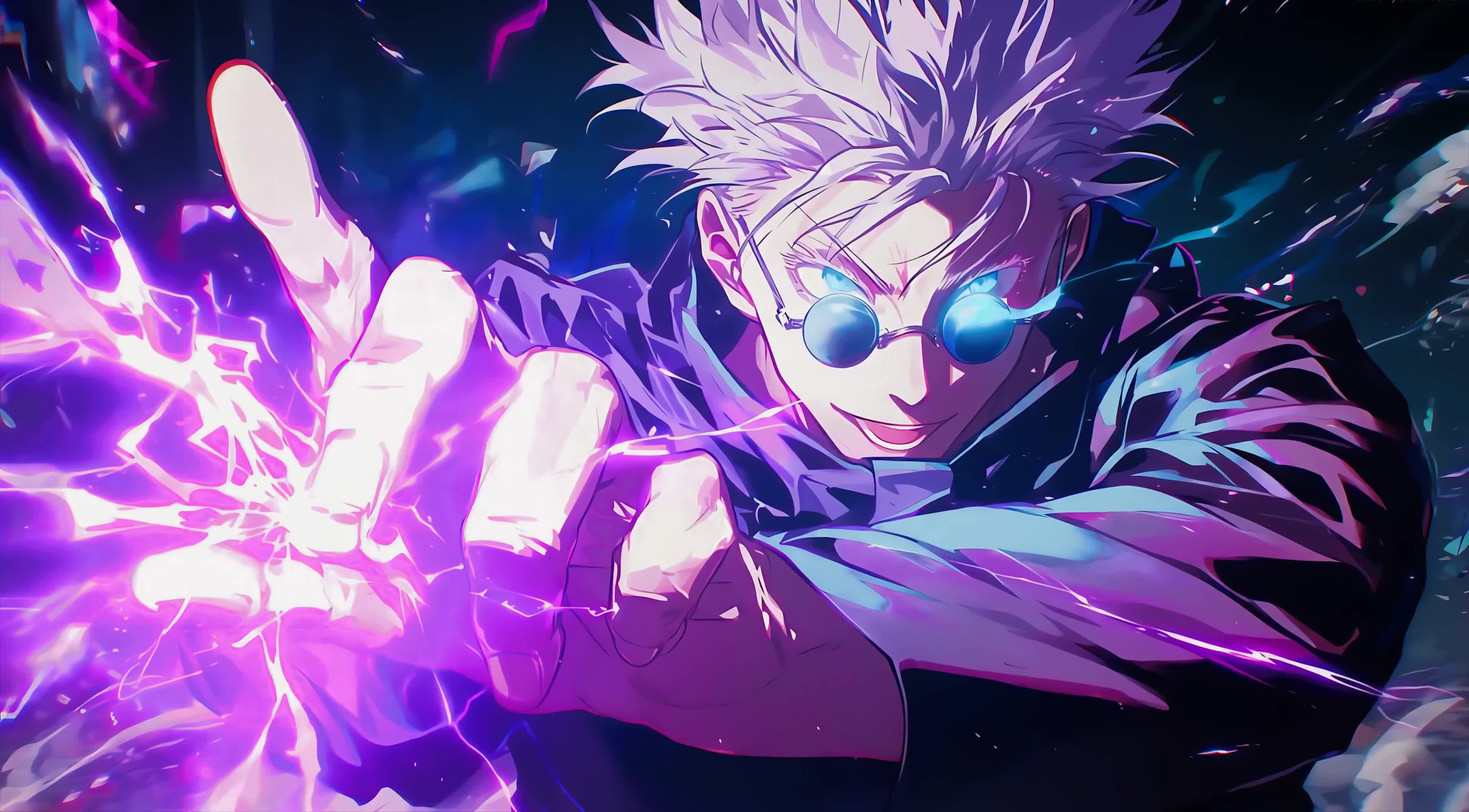 Watch Mystic Aura Gojo's Purple Hollow-edit | Streamable