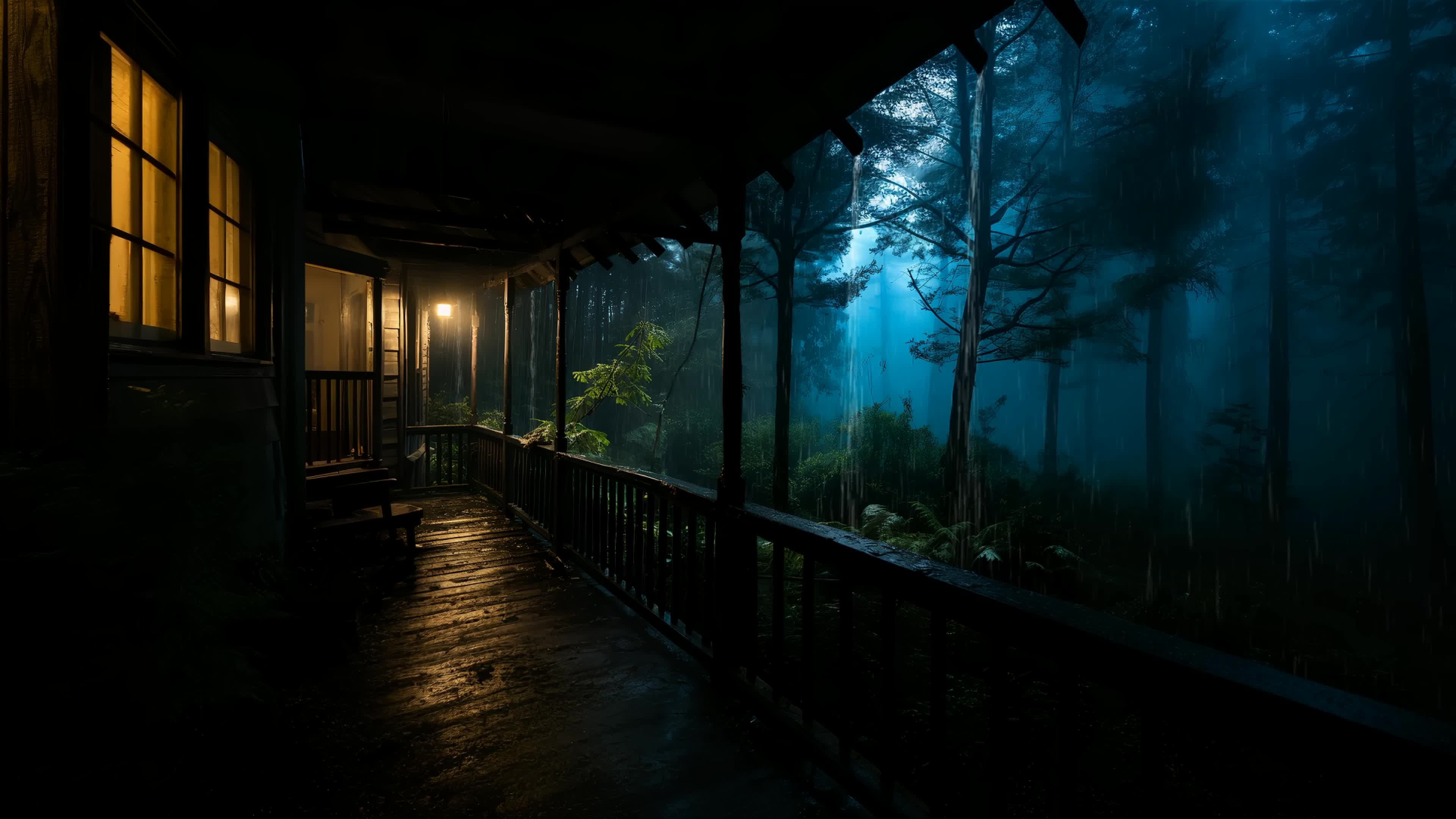 Watch Rainy Forest Ambience Live Wallpaper | Streamable