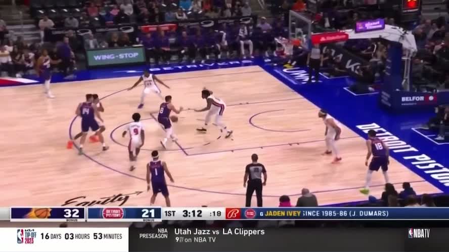 Allen drive off middle drag, to footwork