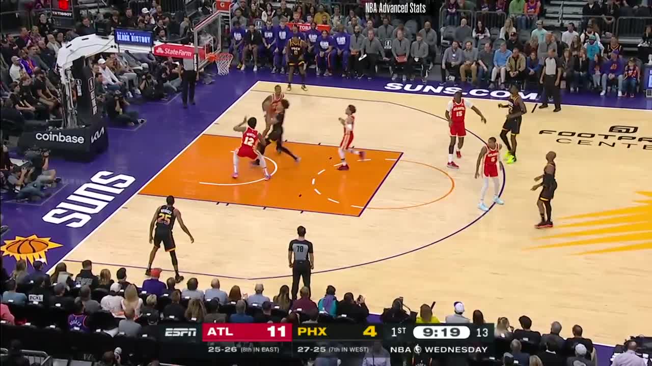 Collins block on Johnson vs Suns