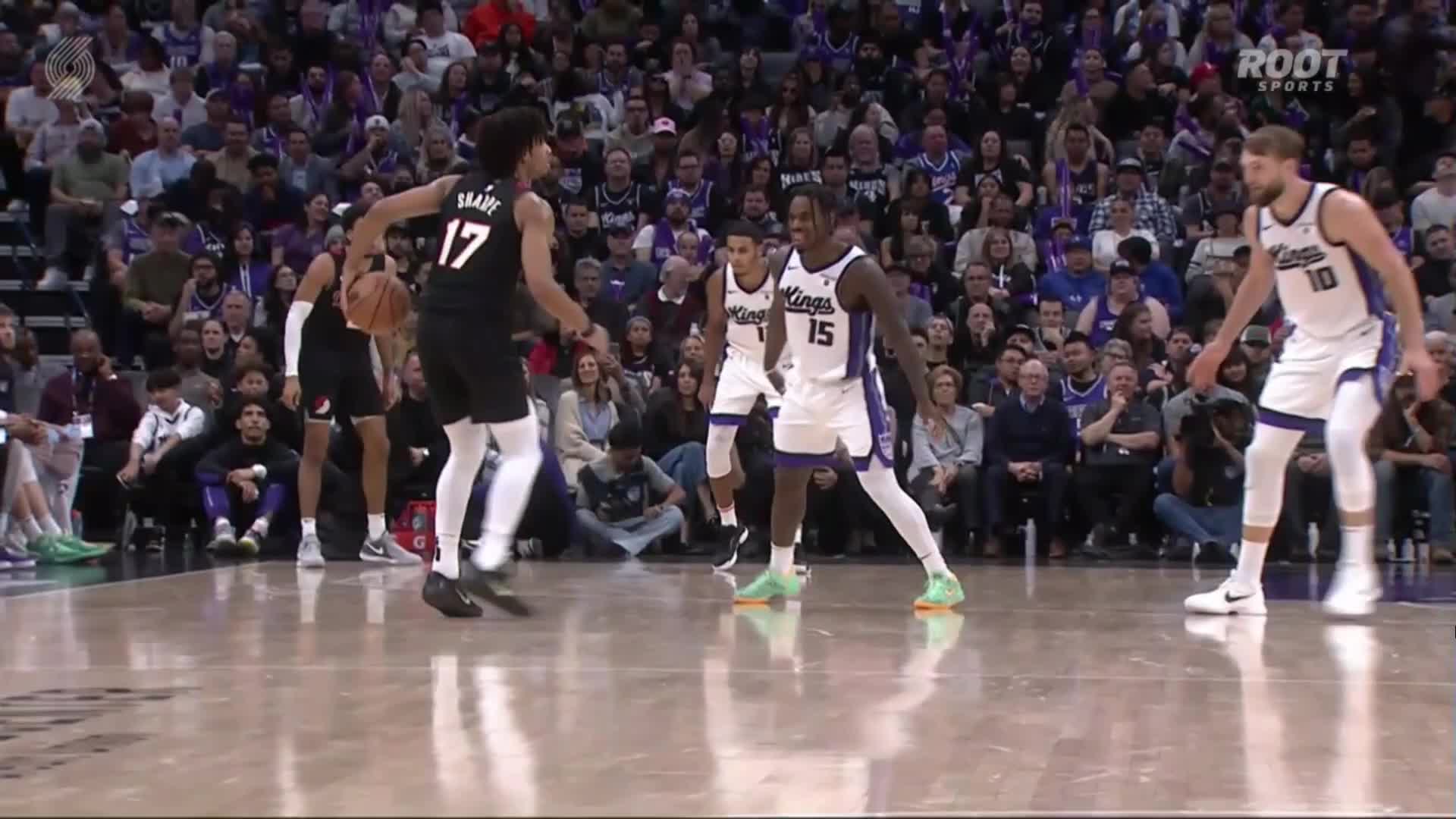 Sharpe hits DA with the perfect lob pass