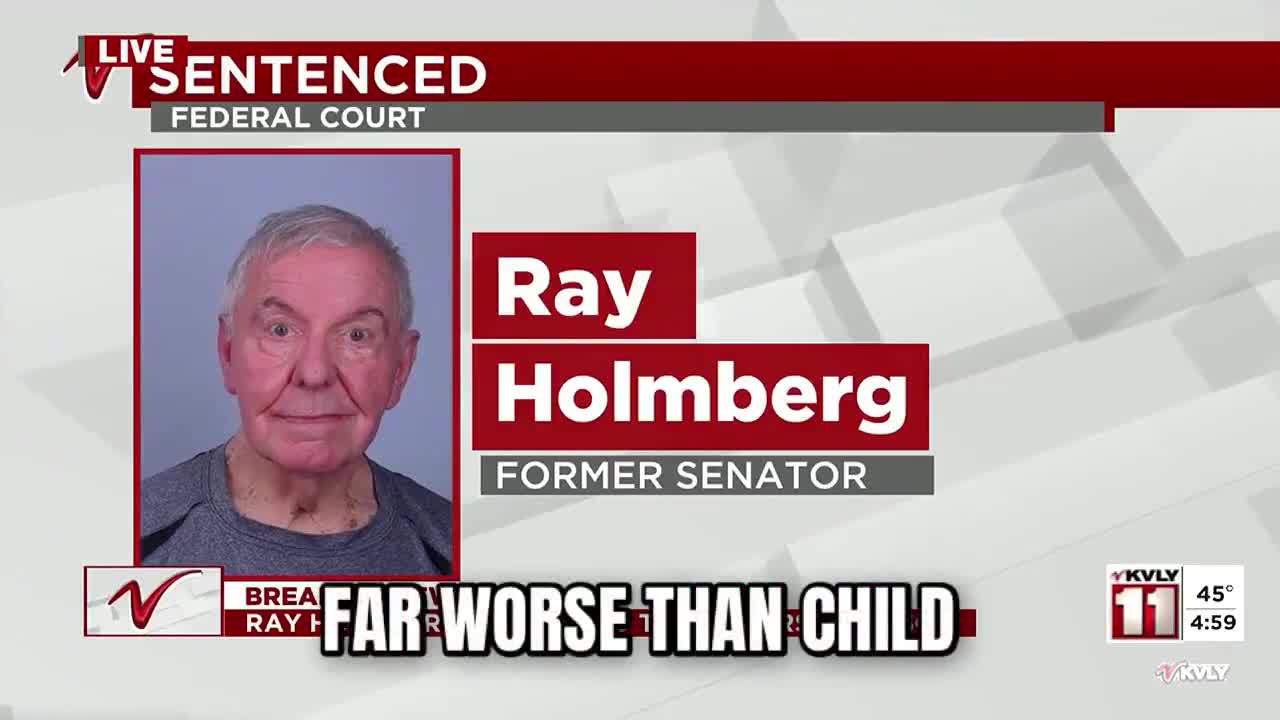 Watch Republican state senator Ray Holmberg sentenced to 10 years in ...