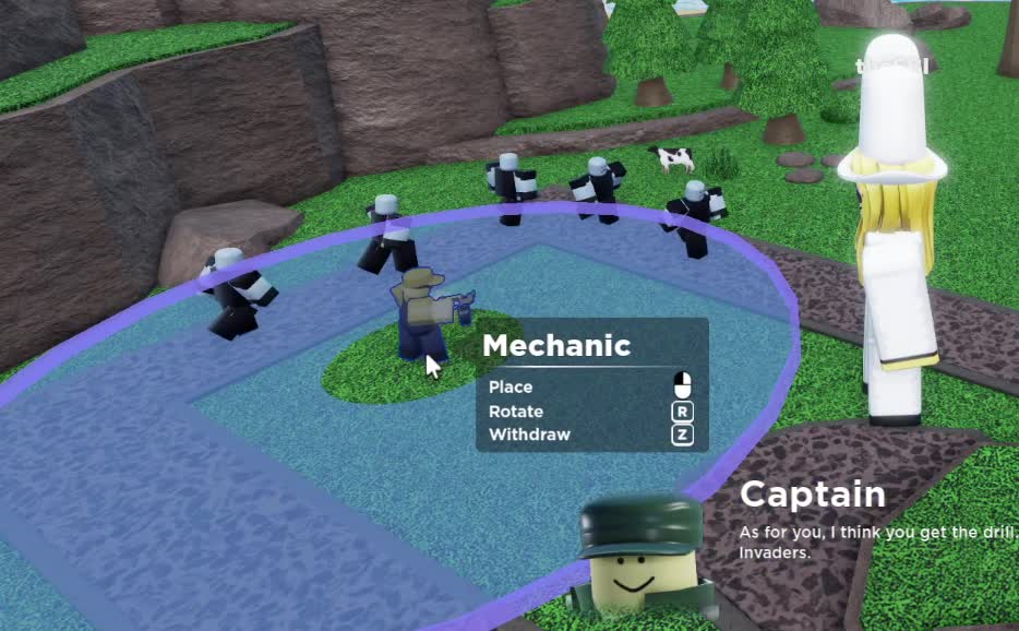 tower blitz placement