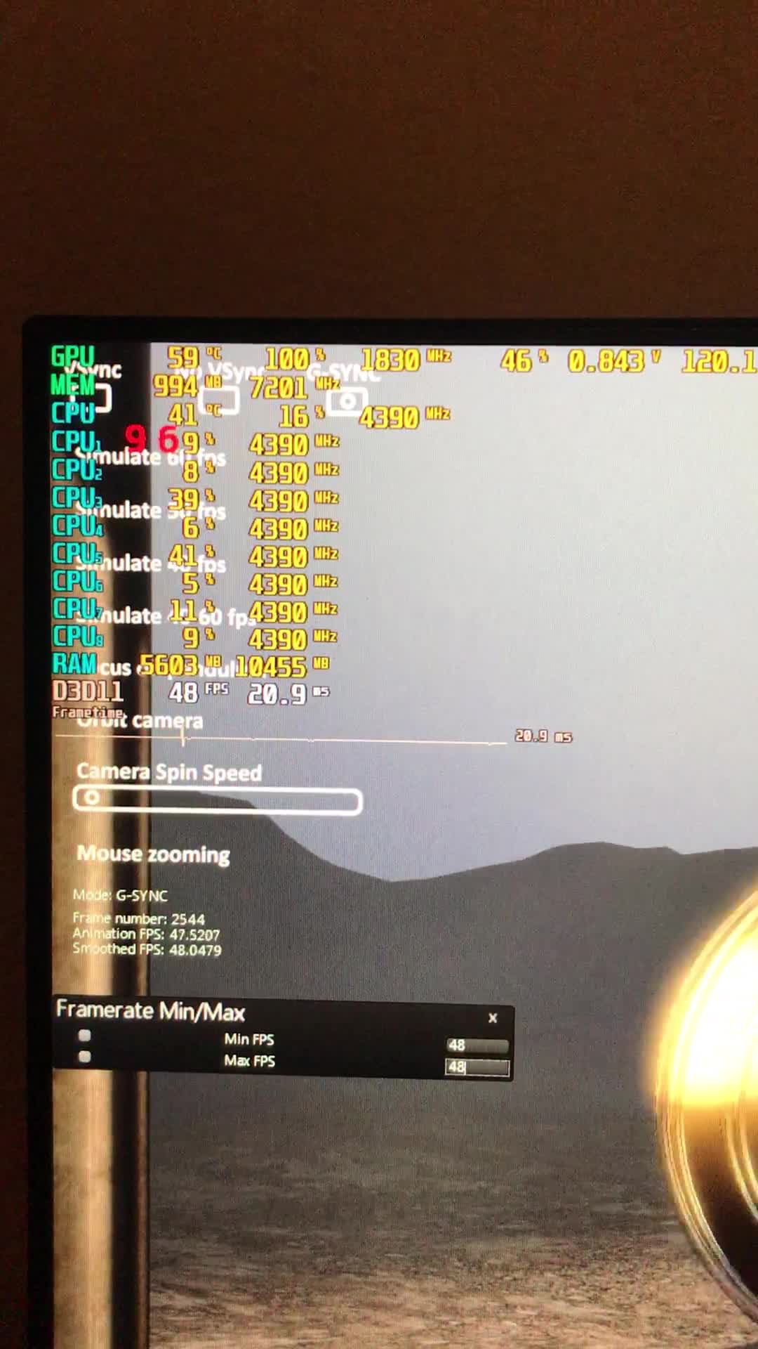 Watch Pendulum Demo - LFC 48 FPS NVCP cap - No flickering | Streamable