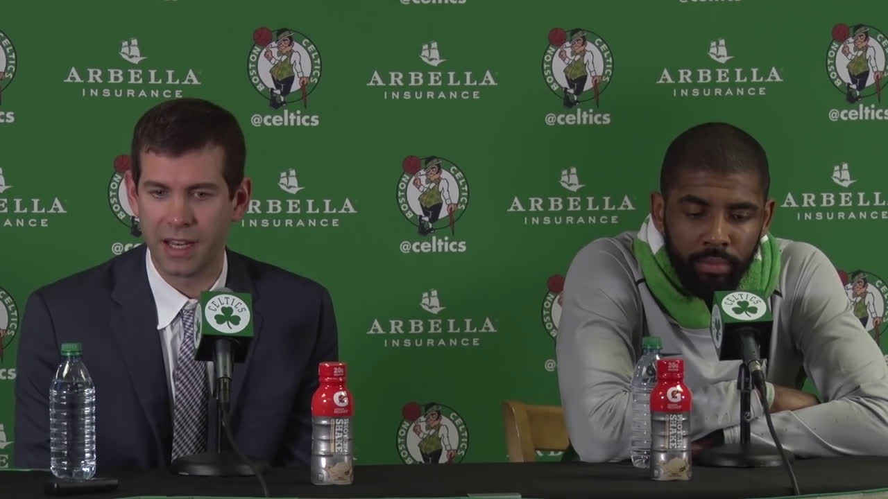 brad and kyrie post-game interview