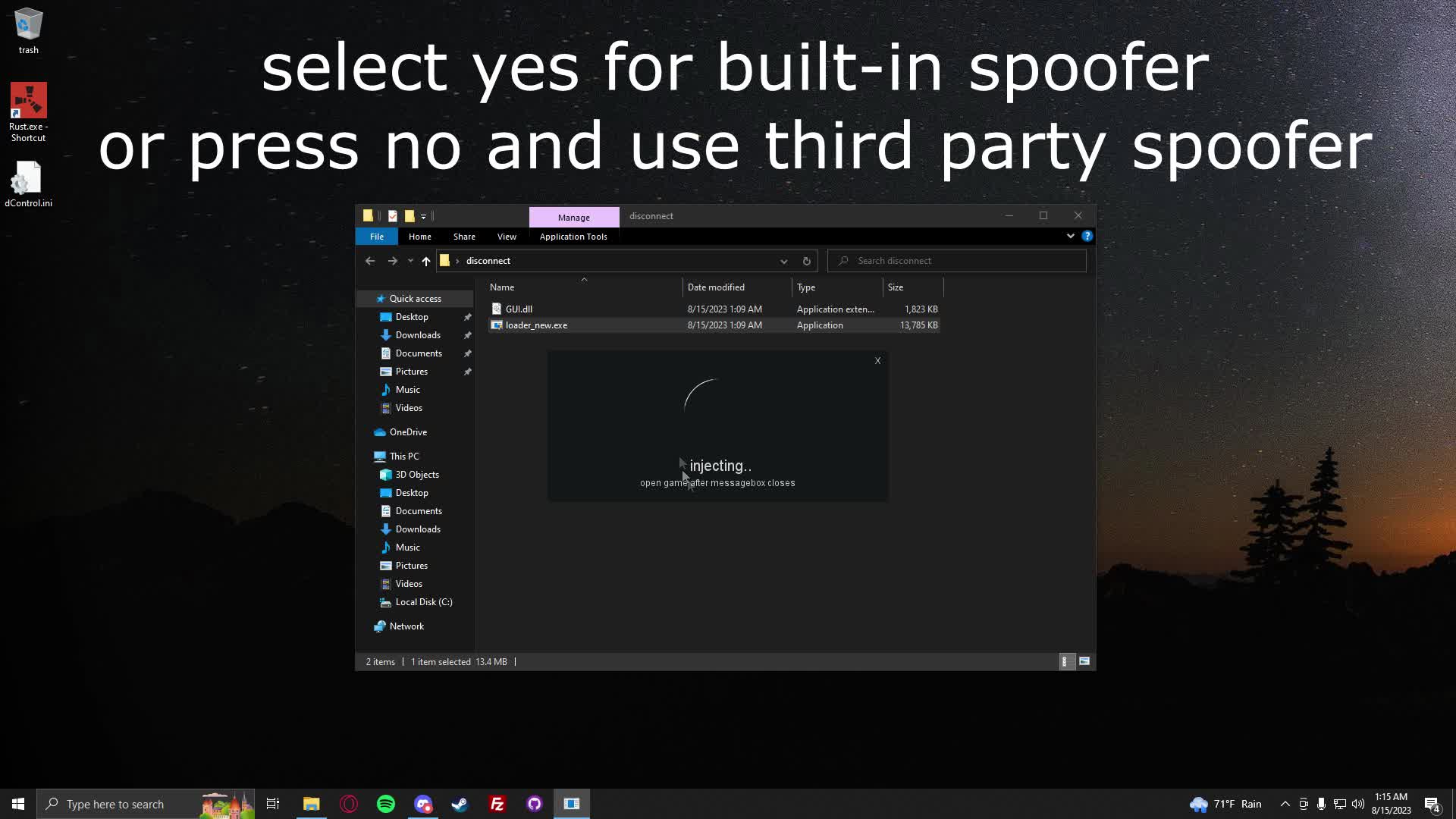 Watch internal injection tutorial disconnect.wtf | Streamable