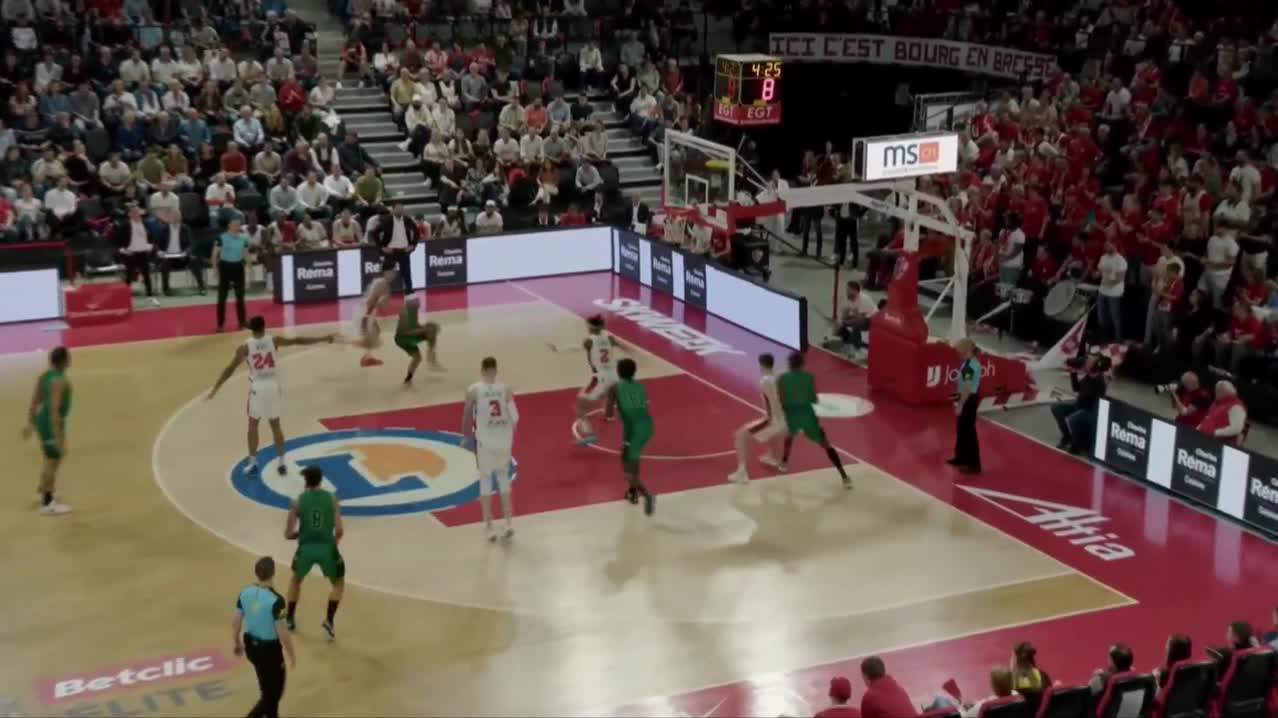 Watch Risacher commits foul on blow-by, FT's vs Nanterre | Streamable