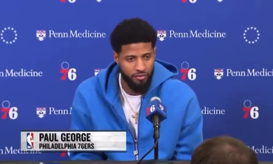 Watch Legion Hoops - Paul George says he’s “bored” playing center for the 76ers 😬 (h/t ...