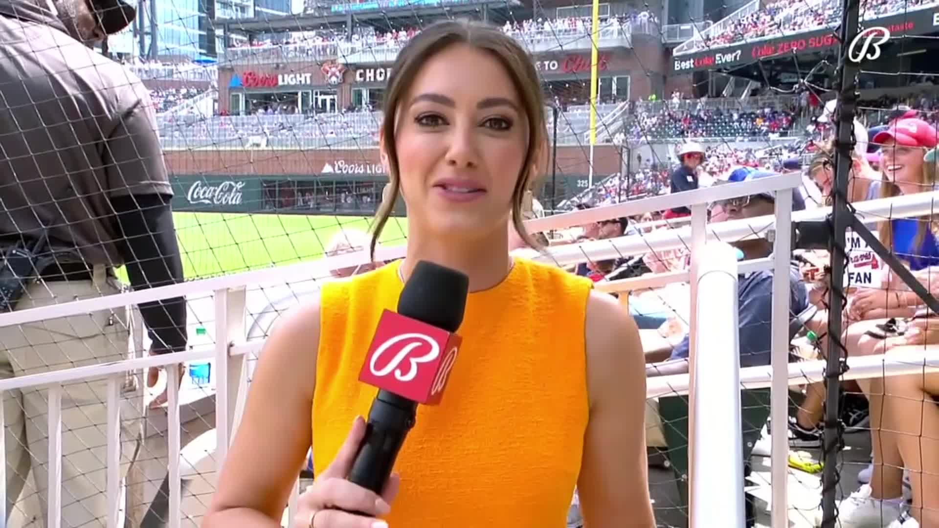 Watch Lauren Jbara explains the story behind the Braves' new home run celebration. | Streamable