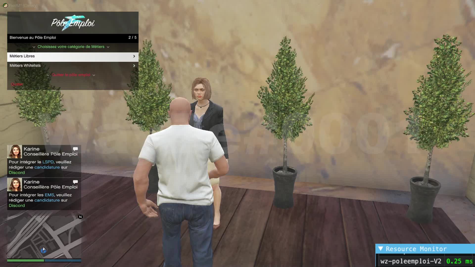 Watch Pôle Emploi-V2 en RageUI (par WayZe#0001) | Streamable