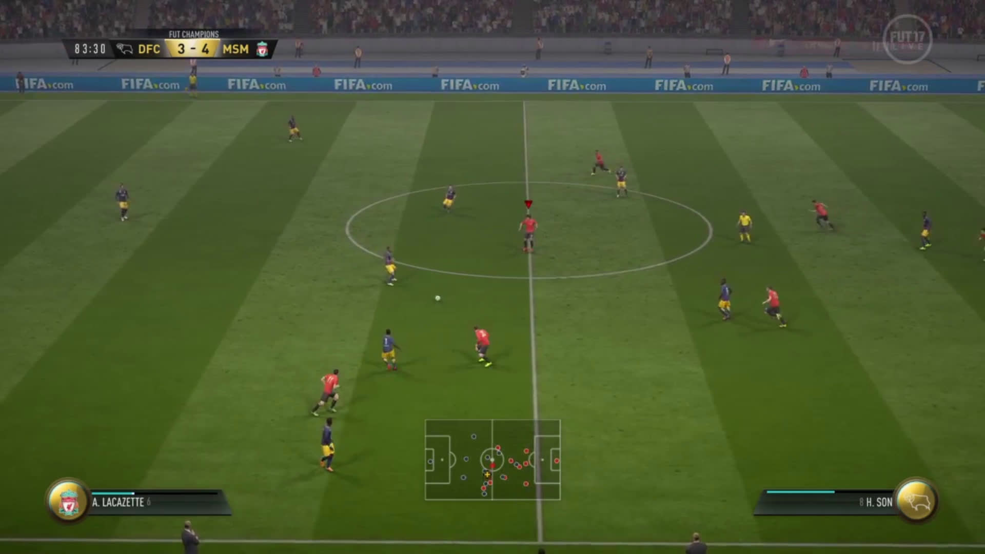 Never give up in Weekend League