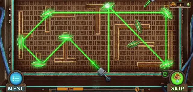 Tricky Doors Walkthrough Level 12 Laser Mini-Puzzle Completed