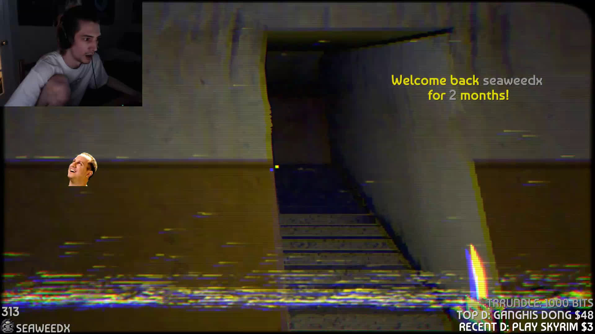 xqc get his ears blasted gachiBASS