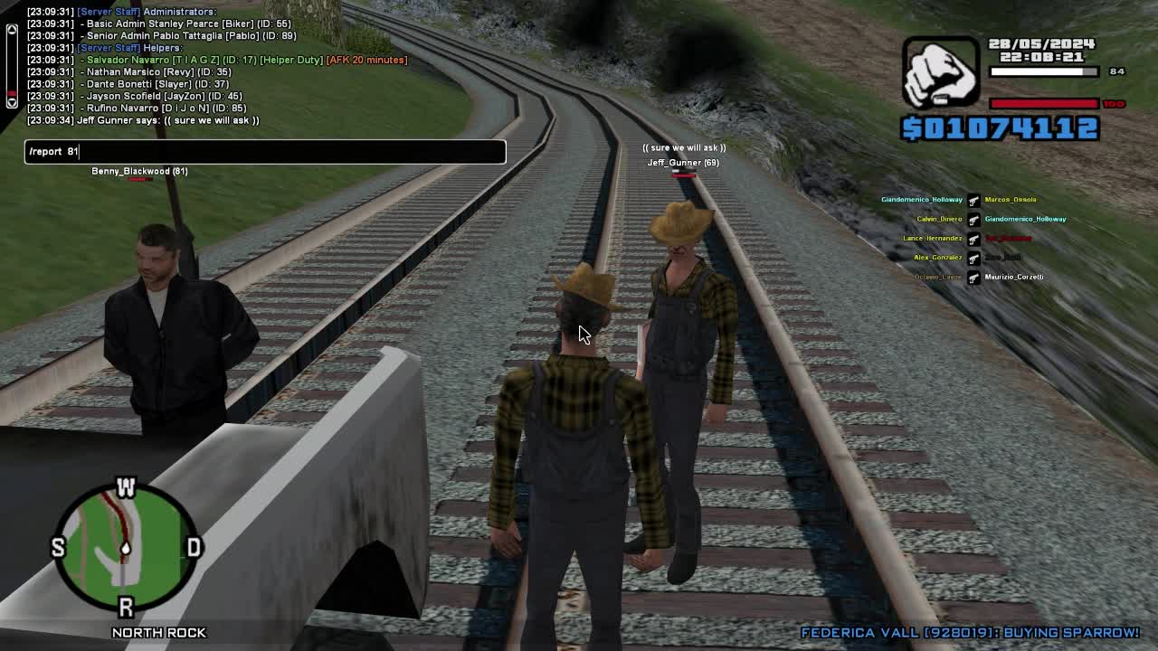 Watch Benny Powergamming & Insulting staff members & /q to avoid admin | Streamable