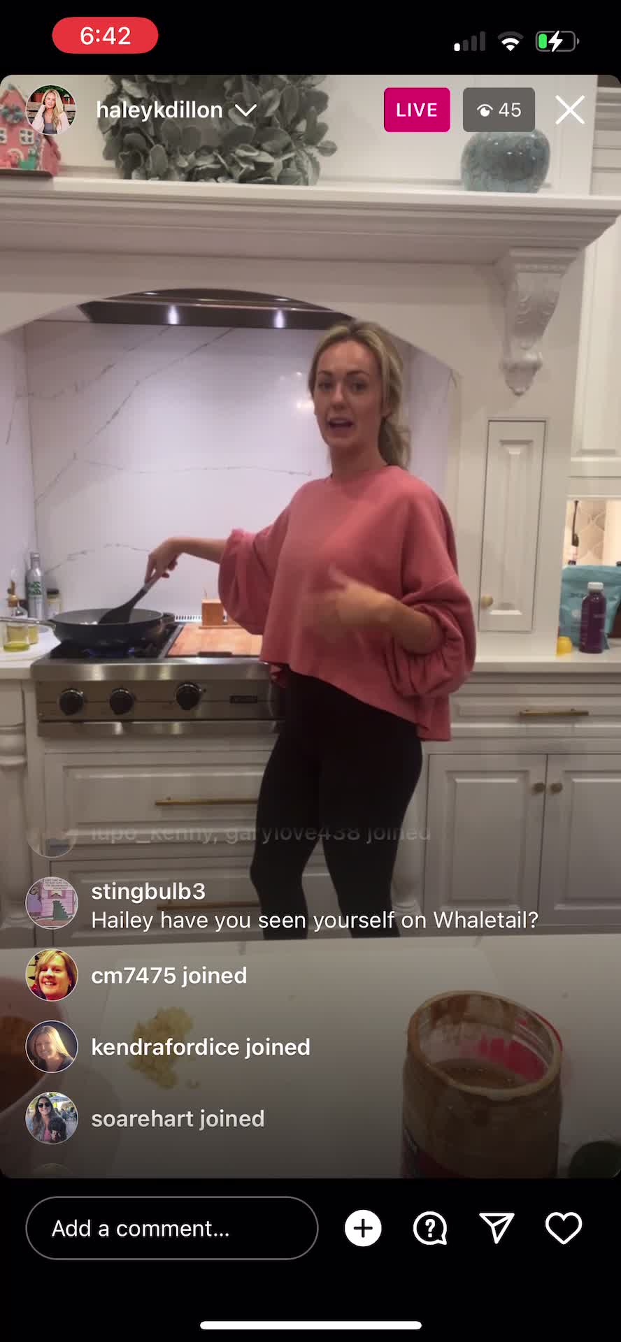 Haley Dillon talks about thong panties and checking herself out on Whaletail