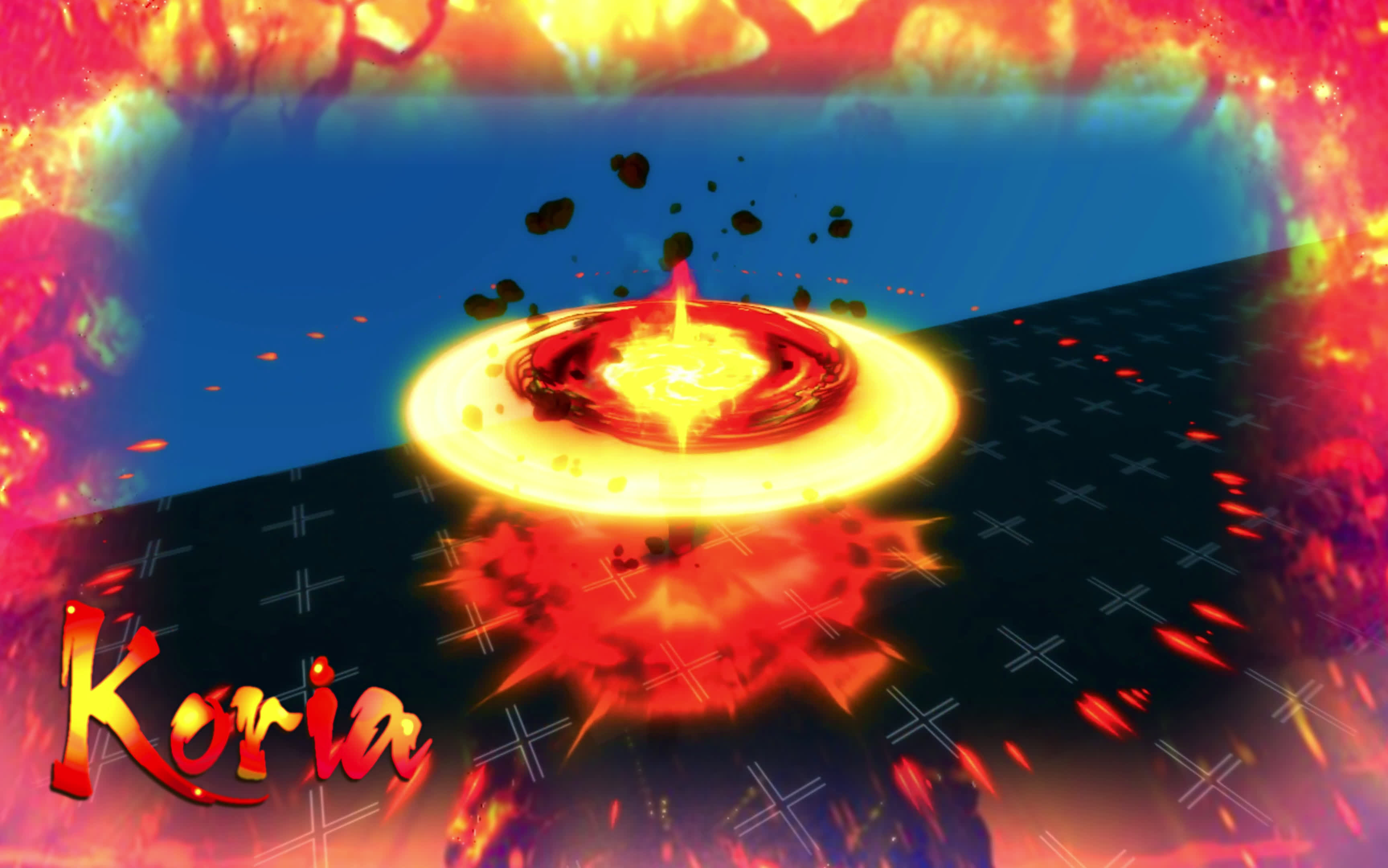 Blazing Disk Fire VFX