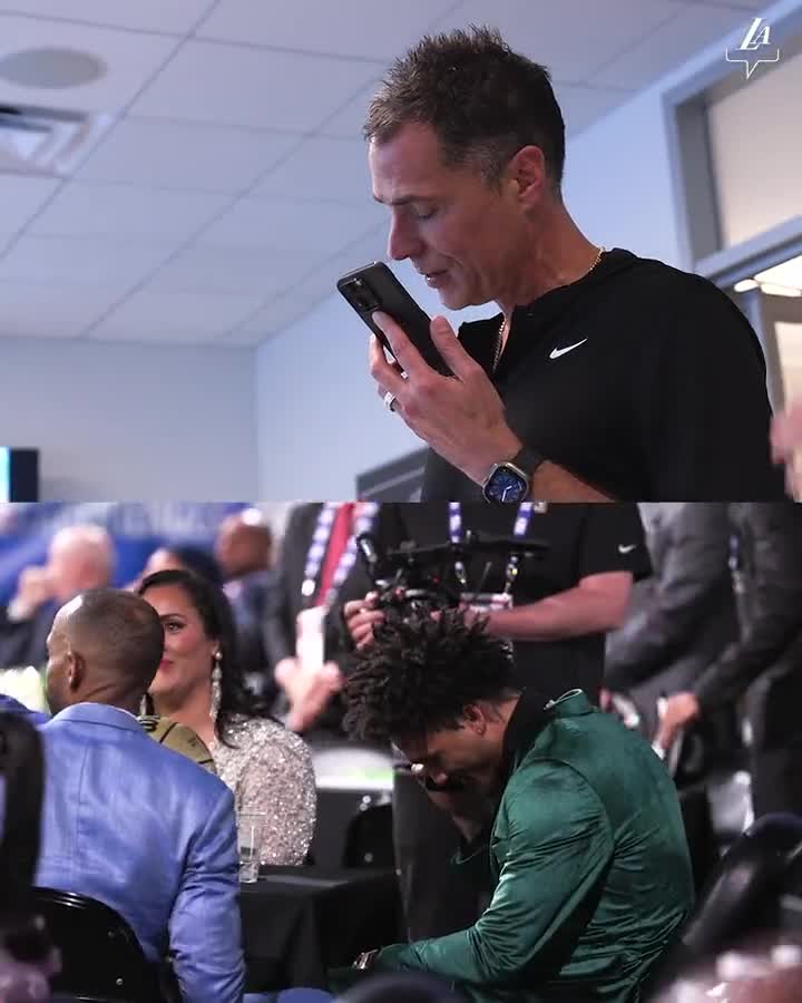 Watch The moment Jalen Hood-Schifino became a Laker! | Streamable