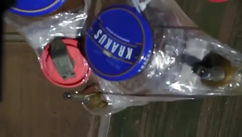 UA drone drops a whole bunch of grenades at russian positions at a time ...