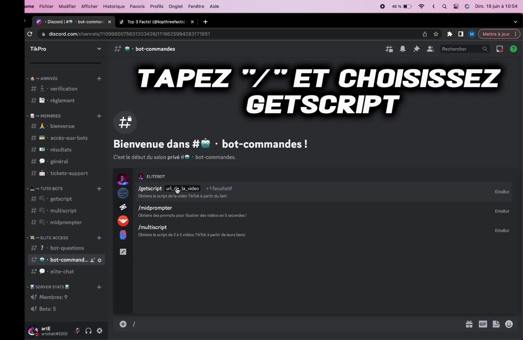 Tuto /getscript