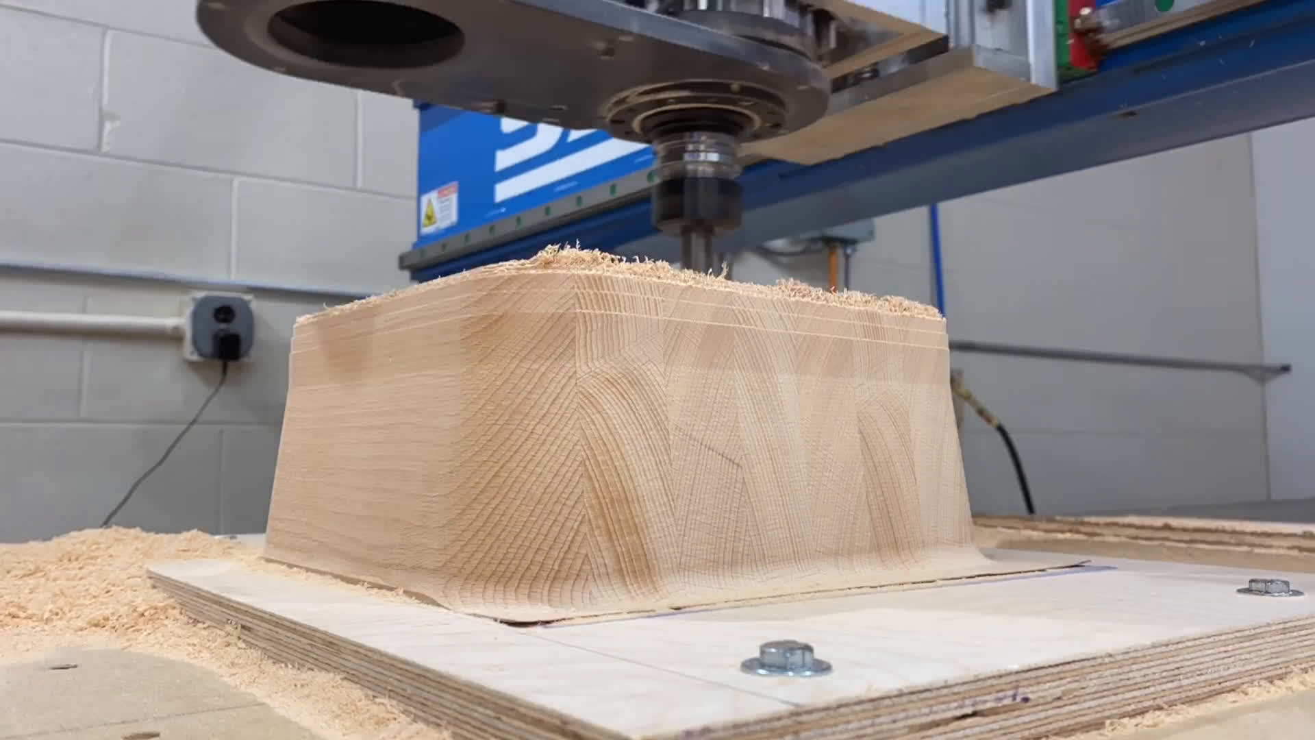 CNC Machined Wood Prototype