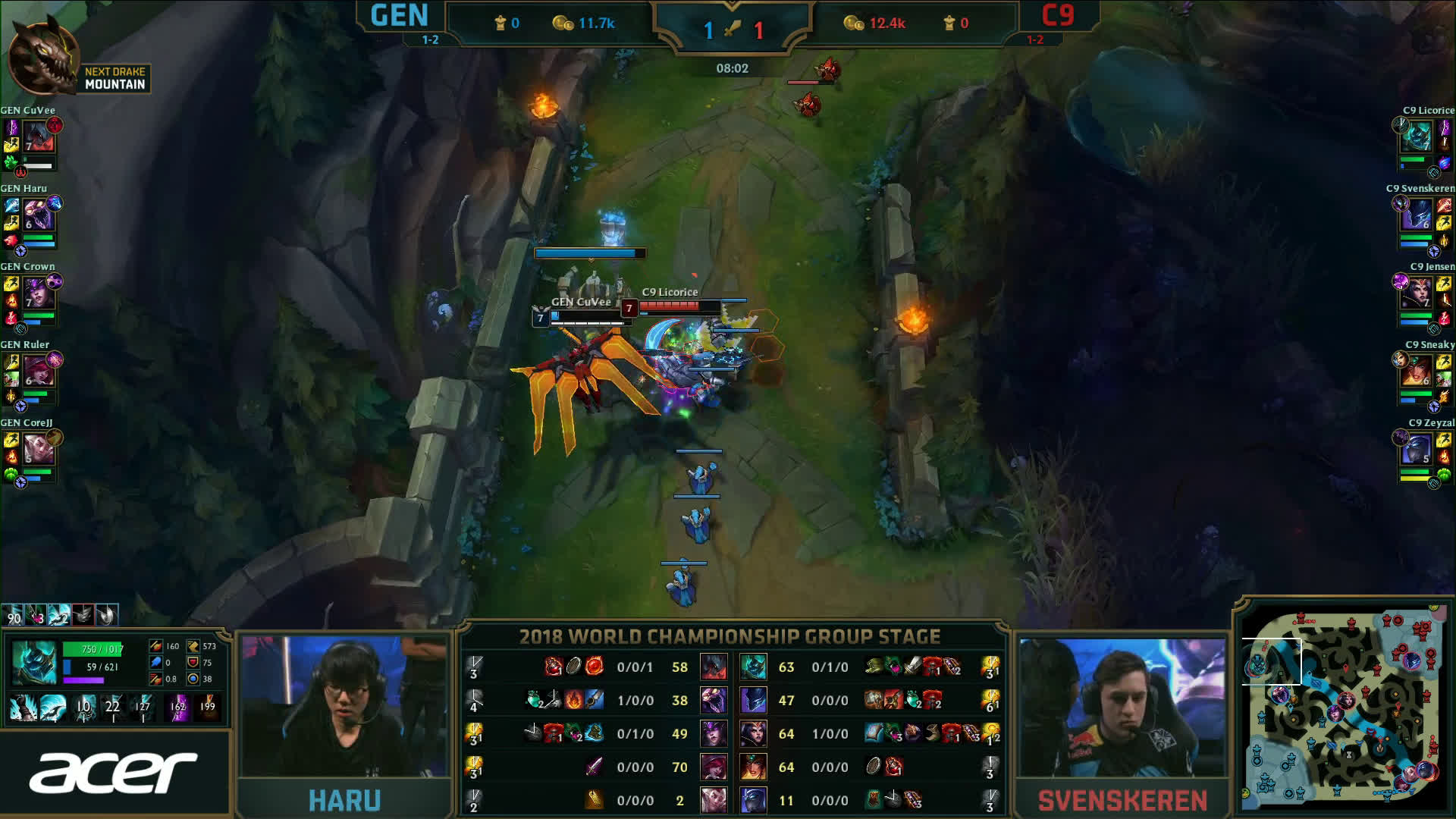 C9 vs GEN