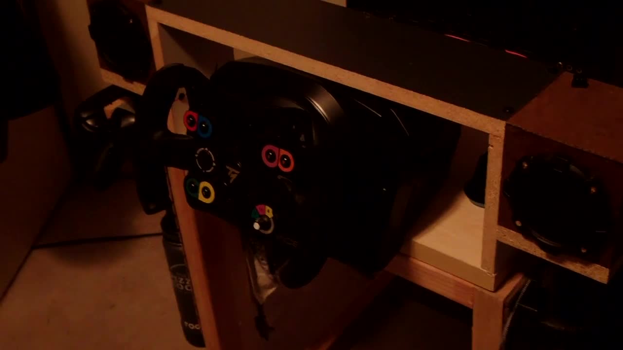 Watch My weird homemade sim rig with detached chair, in less than 30 ...