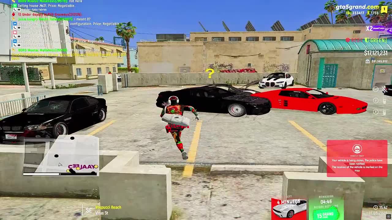 Watch 05.11.2025 - Stealing Car Rammed from GZ | Streamable