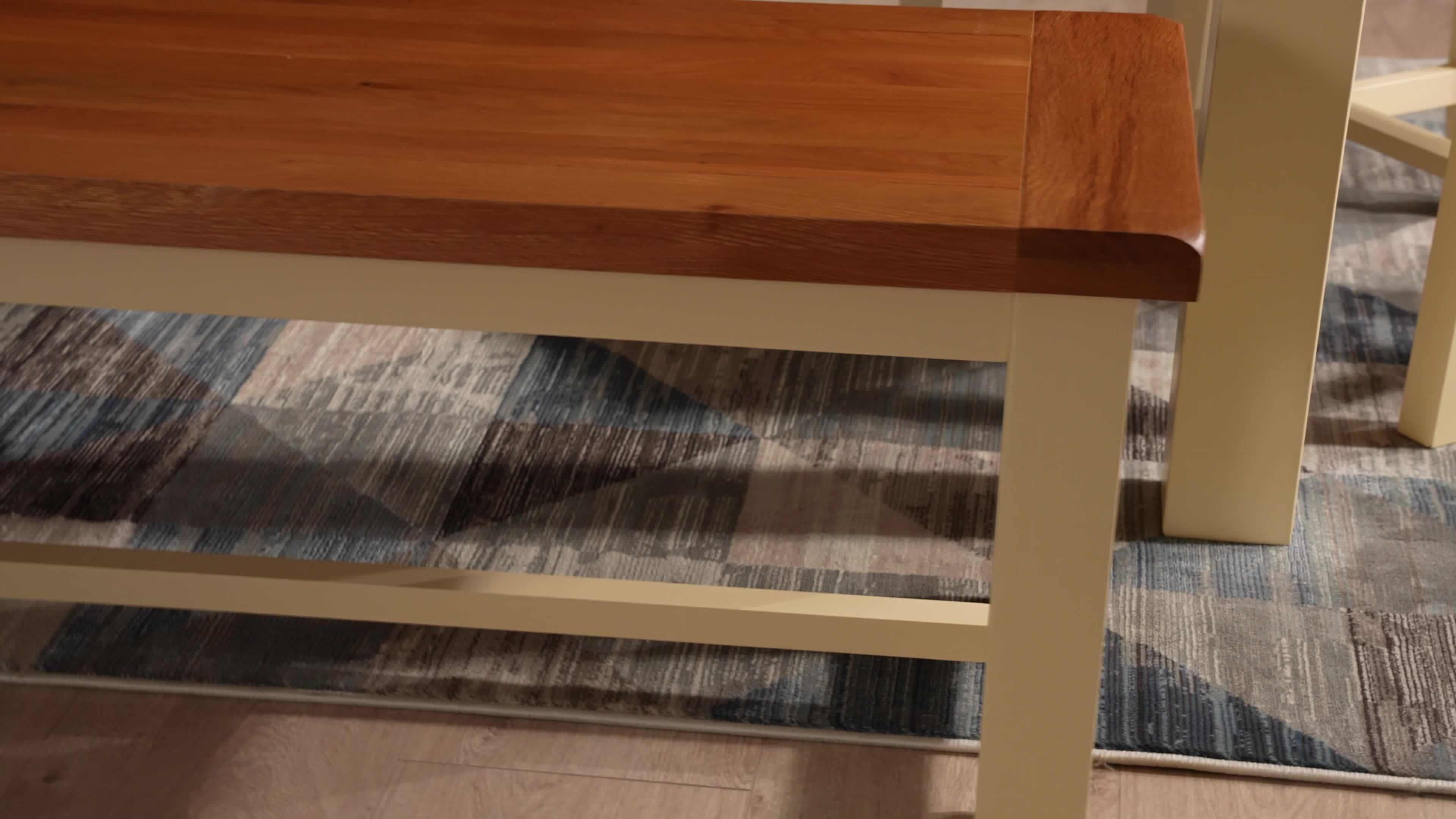 Watch DR02506-Somerset-Cream-Oak-Large-Bench | Streamable