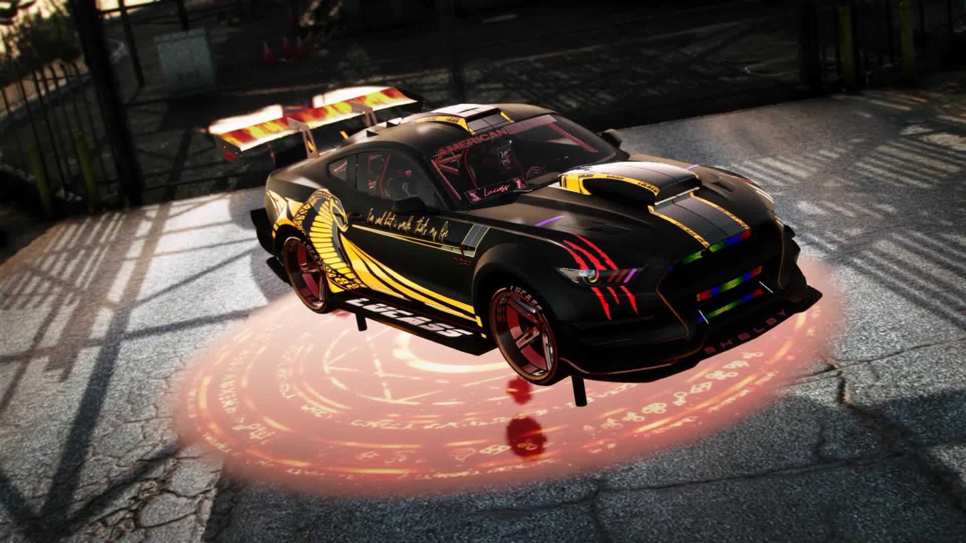 Mustang Flames