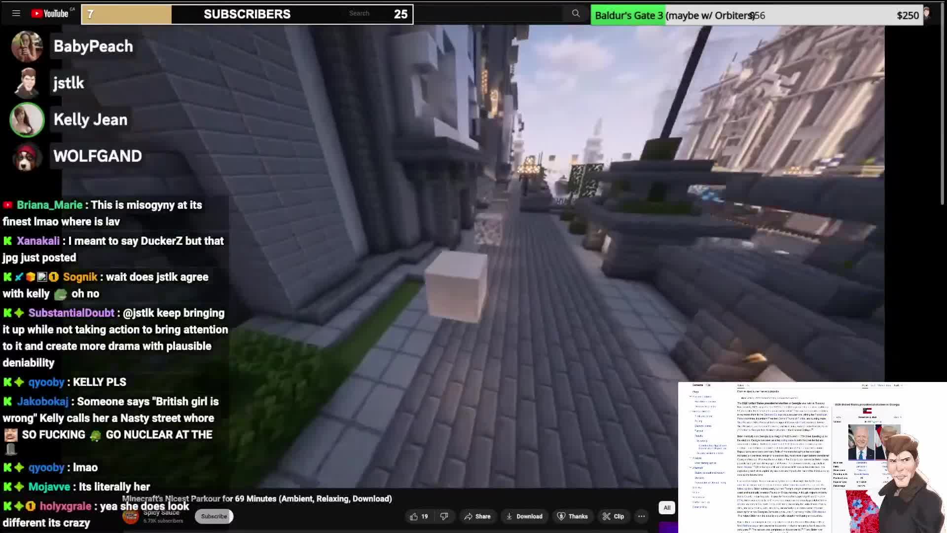 Kelly IG stalking + jstlk dmg control