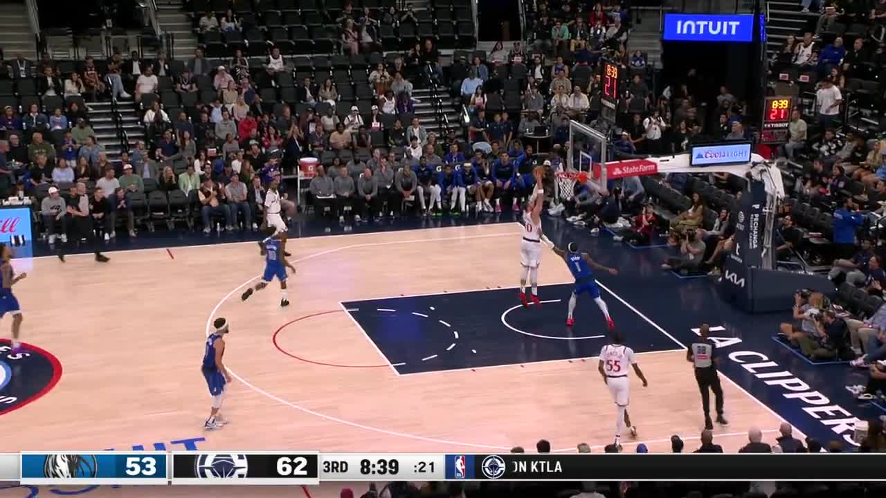 Watch NBA - What a sequence from James Harden! Dives in for the steal and then hits Zubac with ...