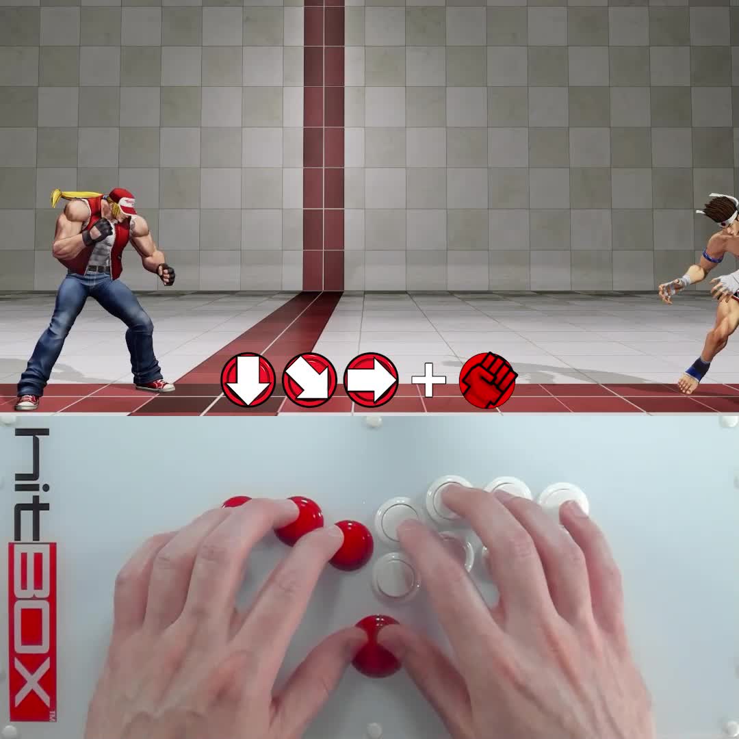 Watch HB - KOFXV - Terry - Power Wave - QCF + P - Slow & Button ...