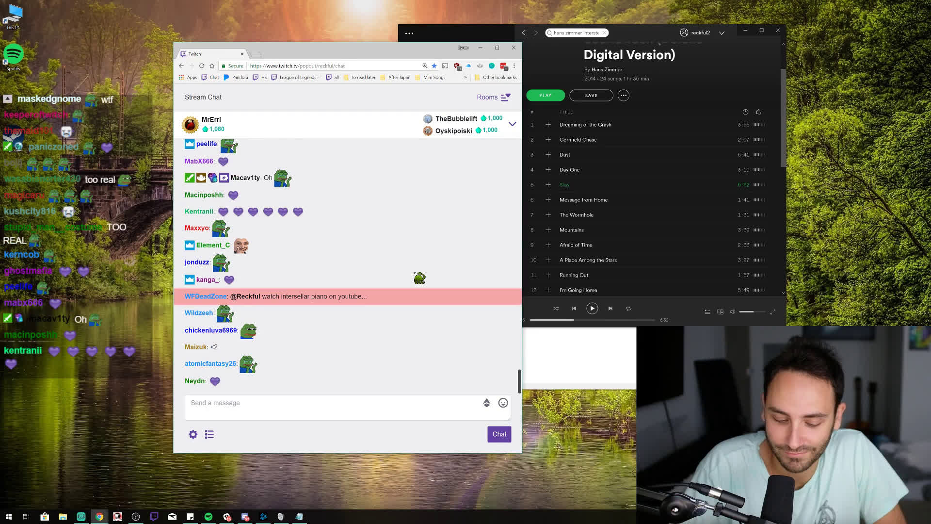 Reckful explain why he finds the interstellar scene so sad PepeHands