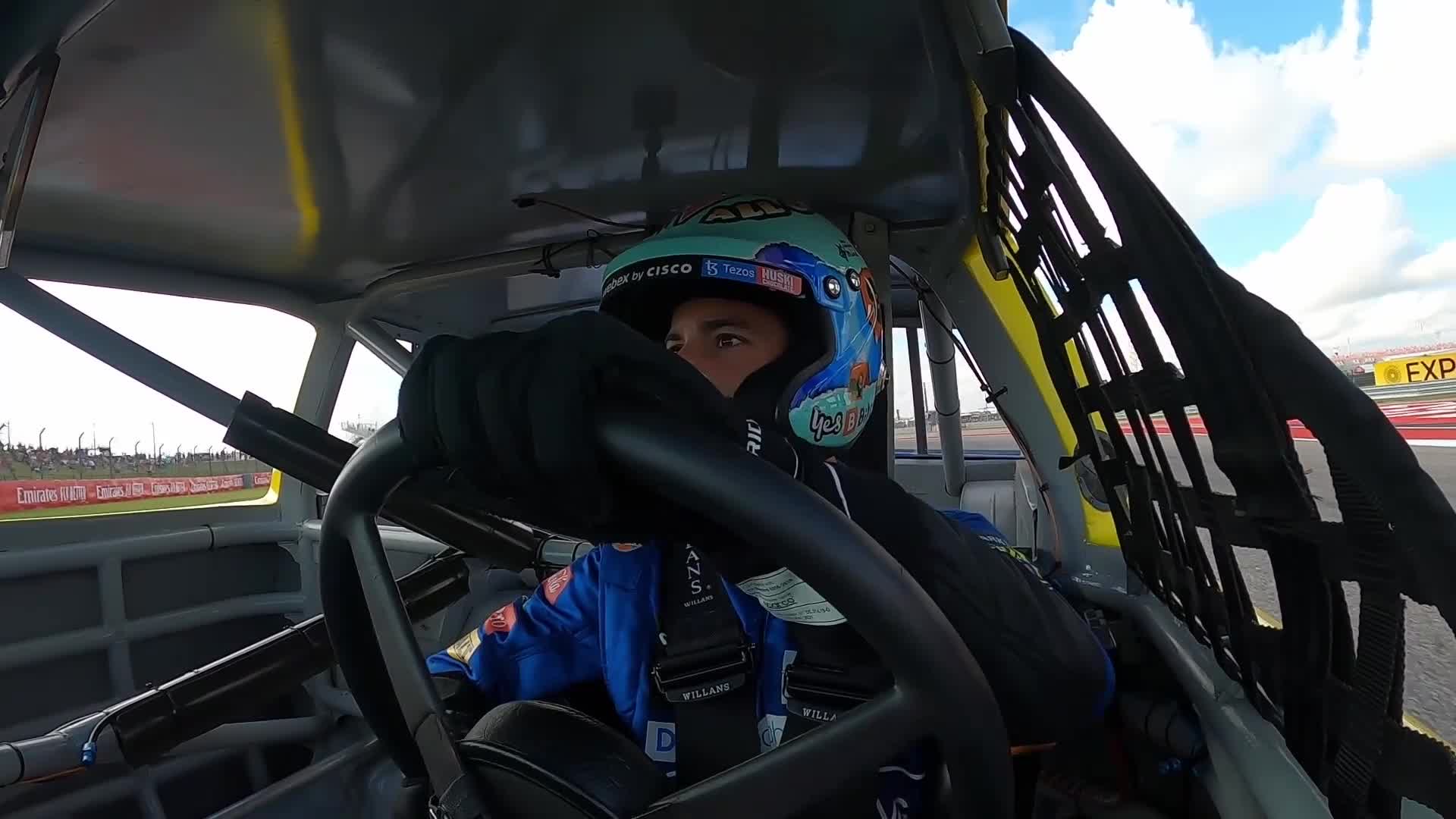 Daniel Ricciardo NASCAR Face Camera