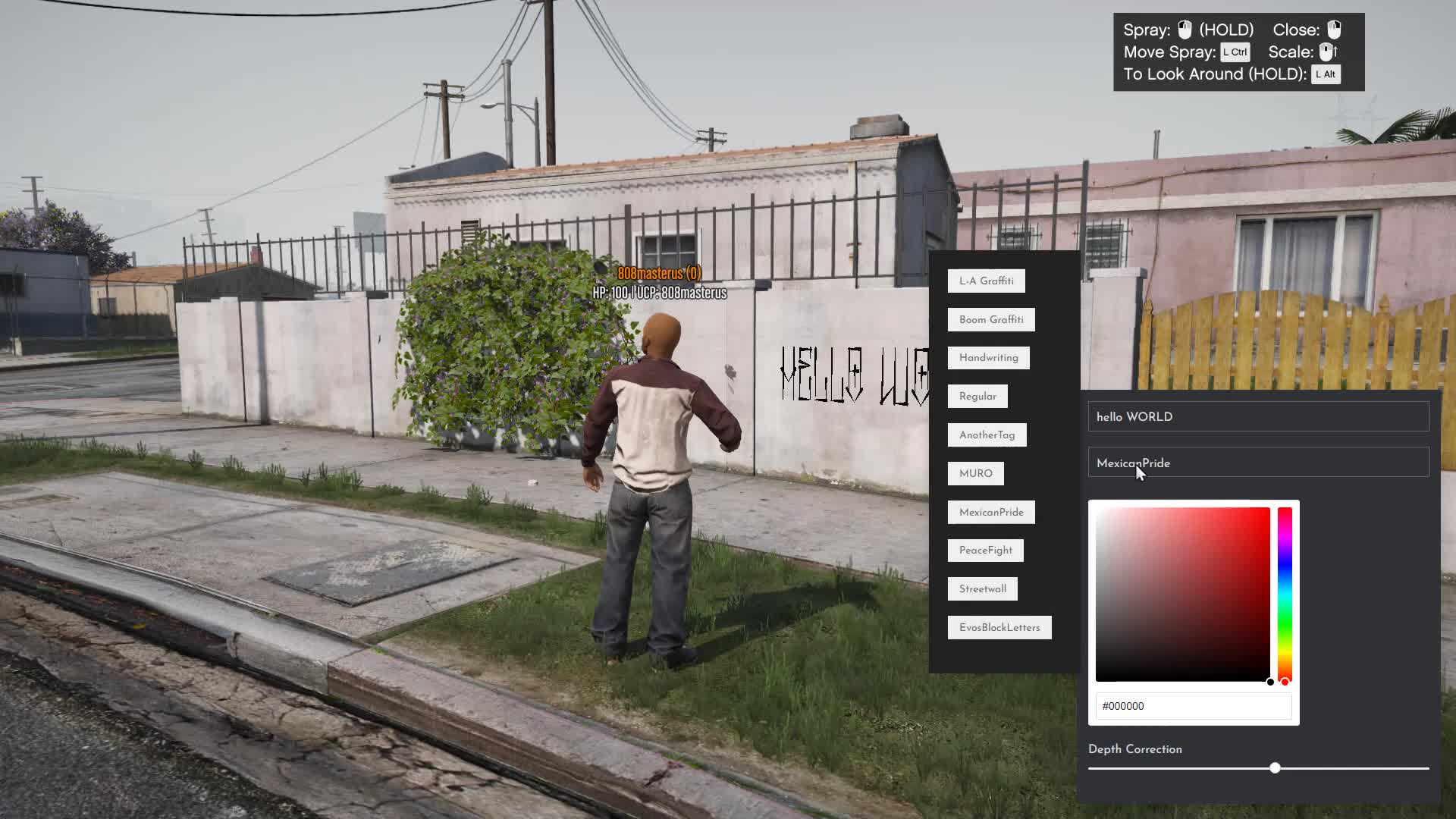 [GTA:W] New graffiti fonts! (+6)