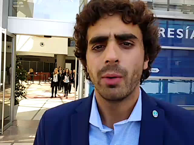 El secretario de Servicios Públicos Natalio Mema explica cómo se ...