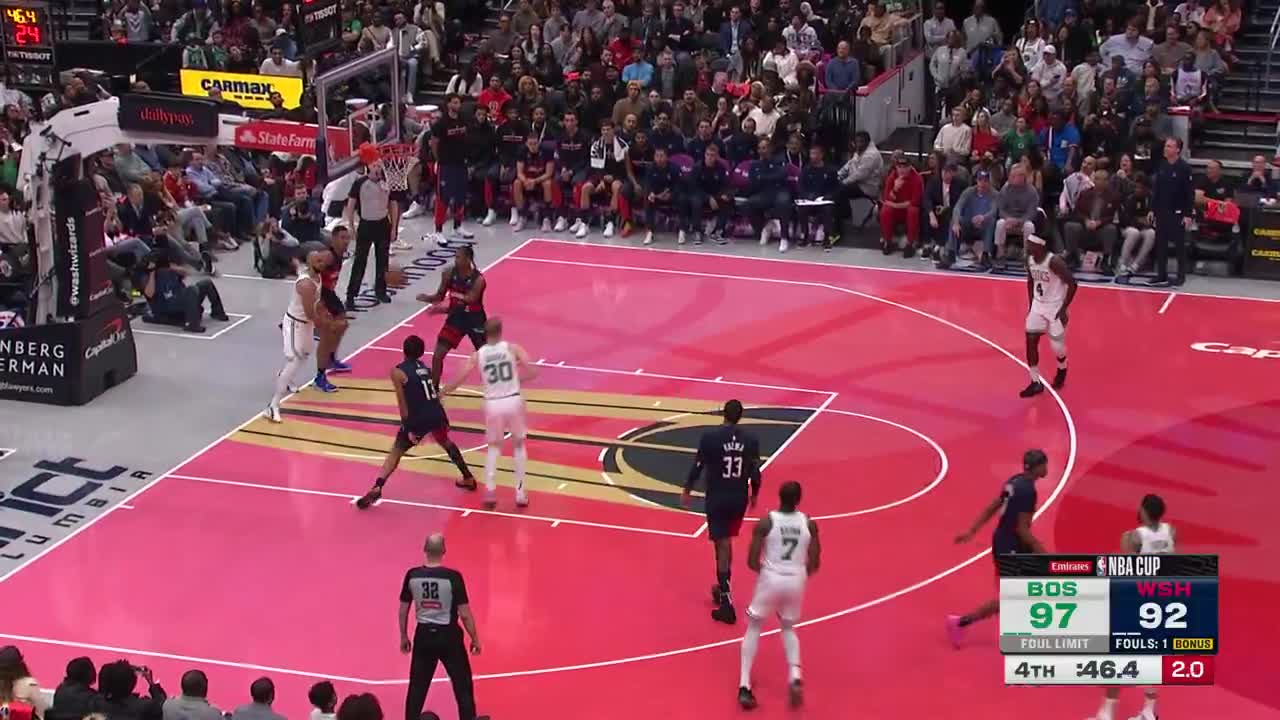 Watch Taylor Snow - Jaylen Brown shot this fadeaway so high that it left the screen | Streamable