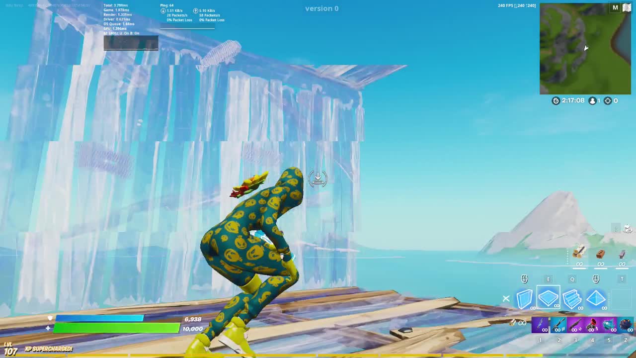 crouch and skip walls