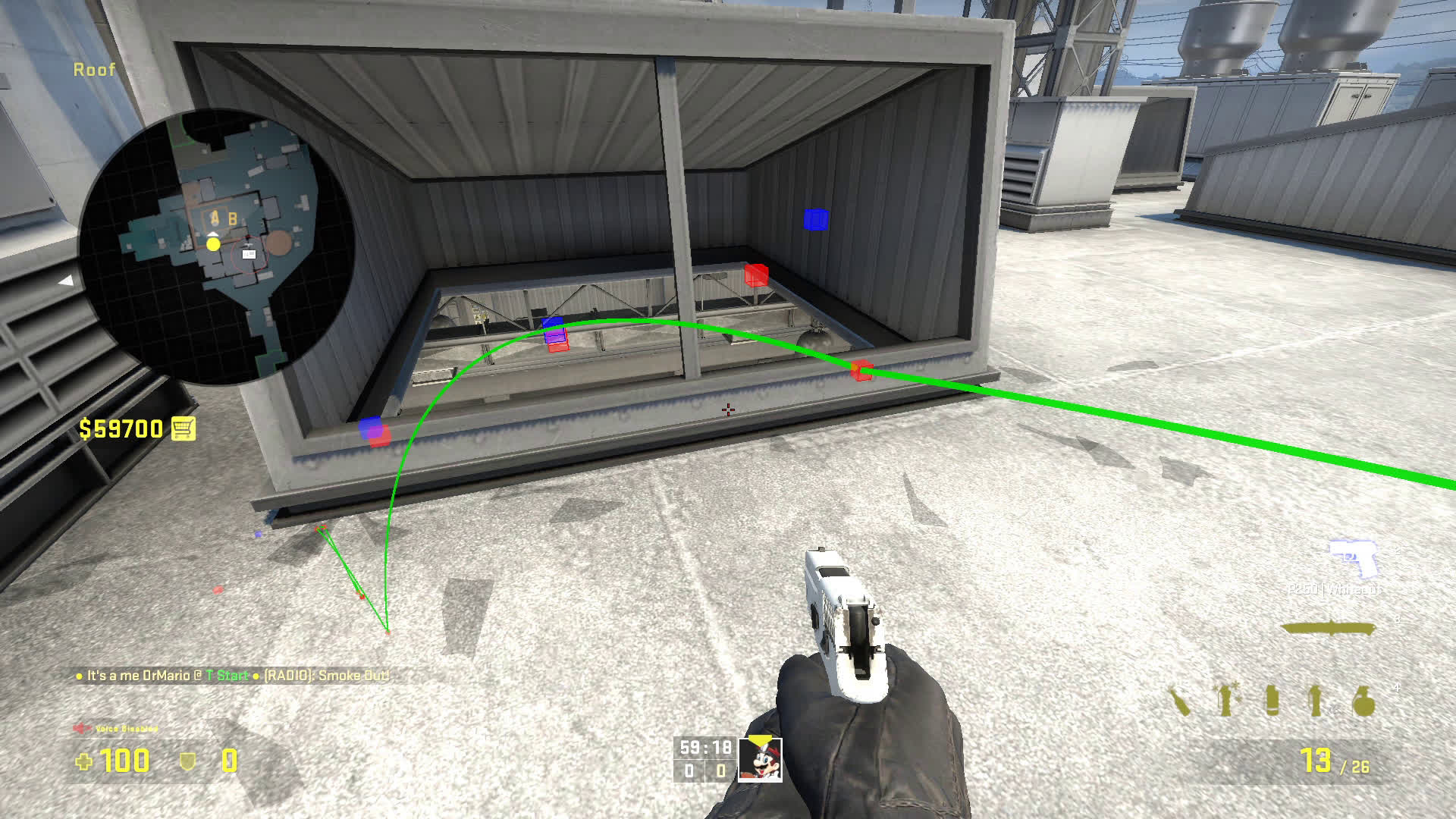 You can throw utility through the skylights on Nuke without the windows ...