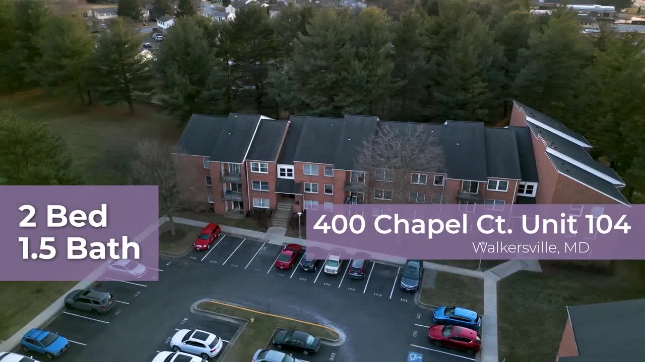 Watch 400 Chapel Ct. Unit 104, Walkersville, MD | Streamable
