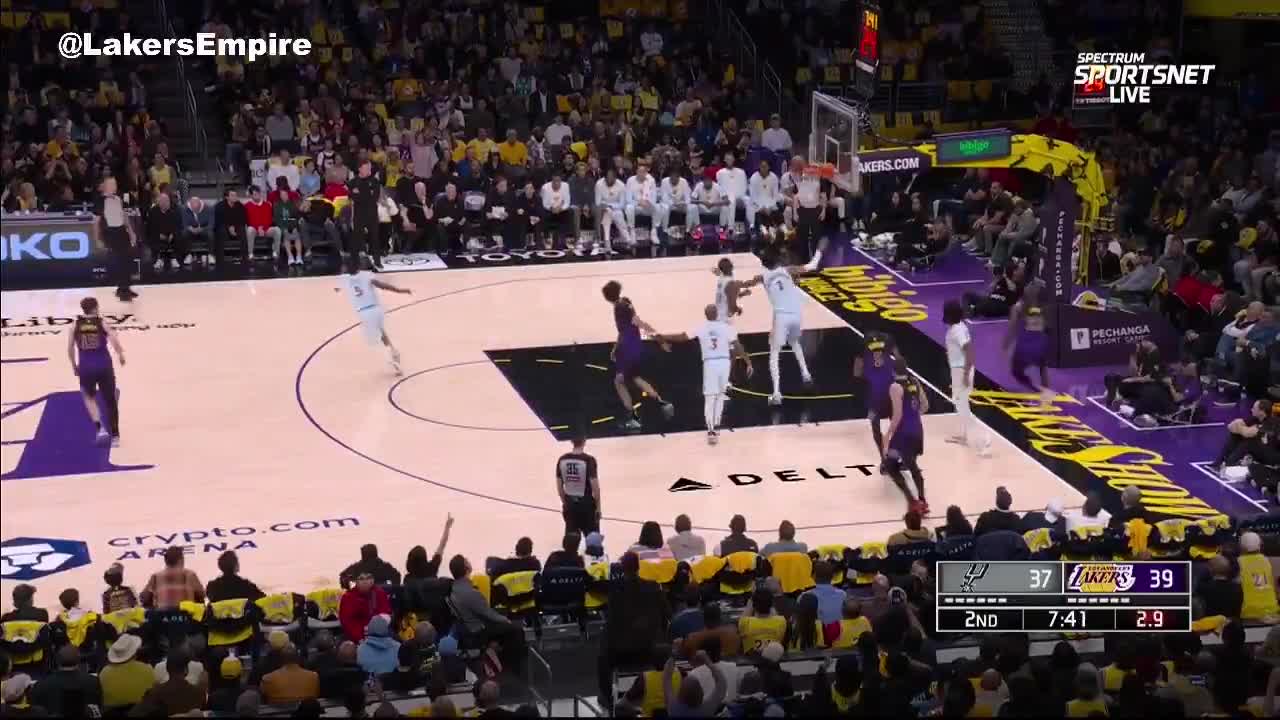Watch LeBron puts the moves on Wemby | Streamable