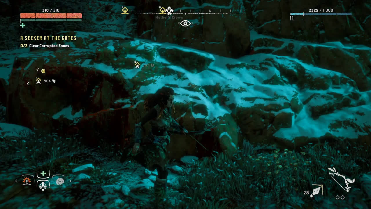 Horizon Zero Dawn red shadows