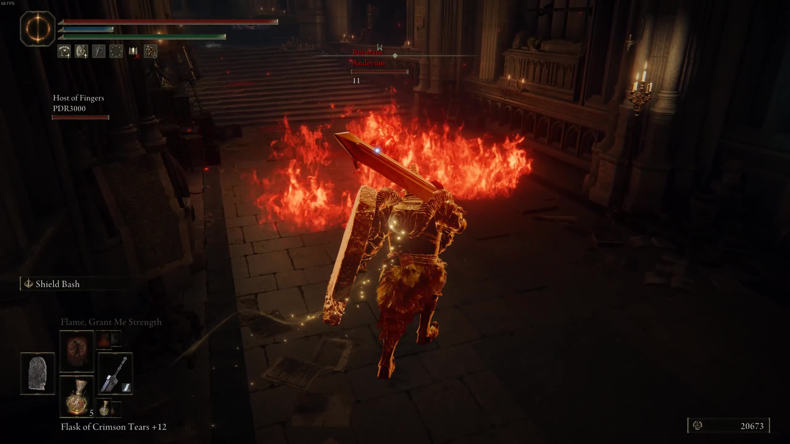 Fingerprint shield bash wrecks cheese invaders :D