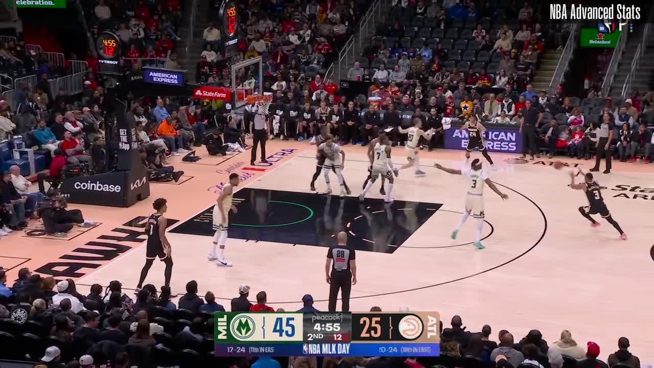 Watch NAW pass to McCollum, drive to rim vs Bucks | Streamable