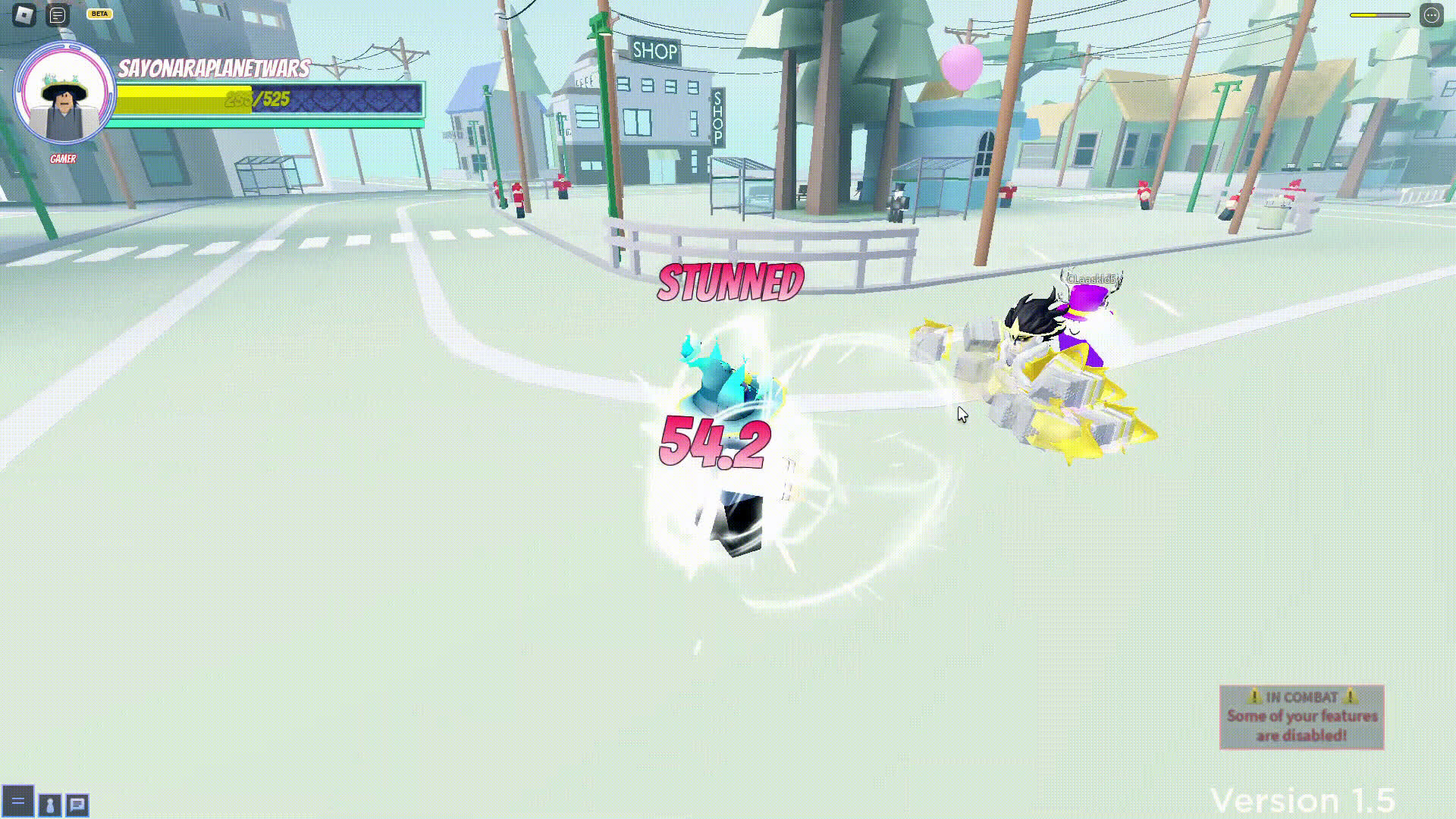 Jump to reduce knockback sptw