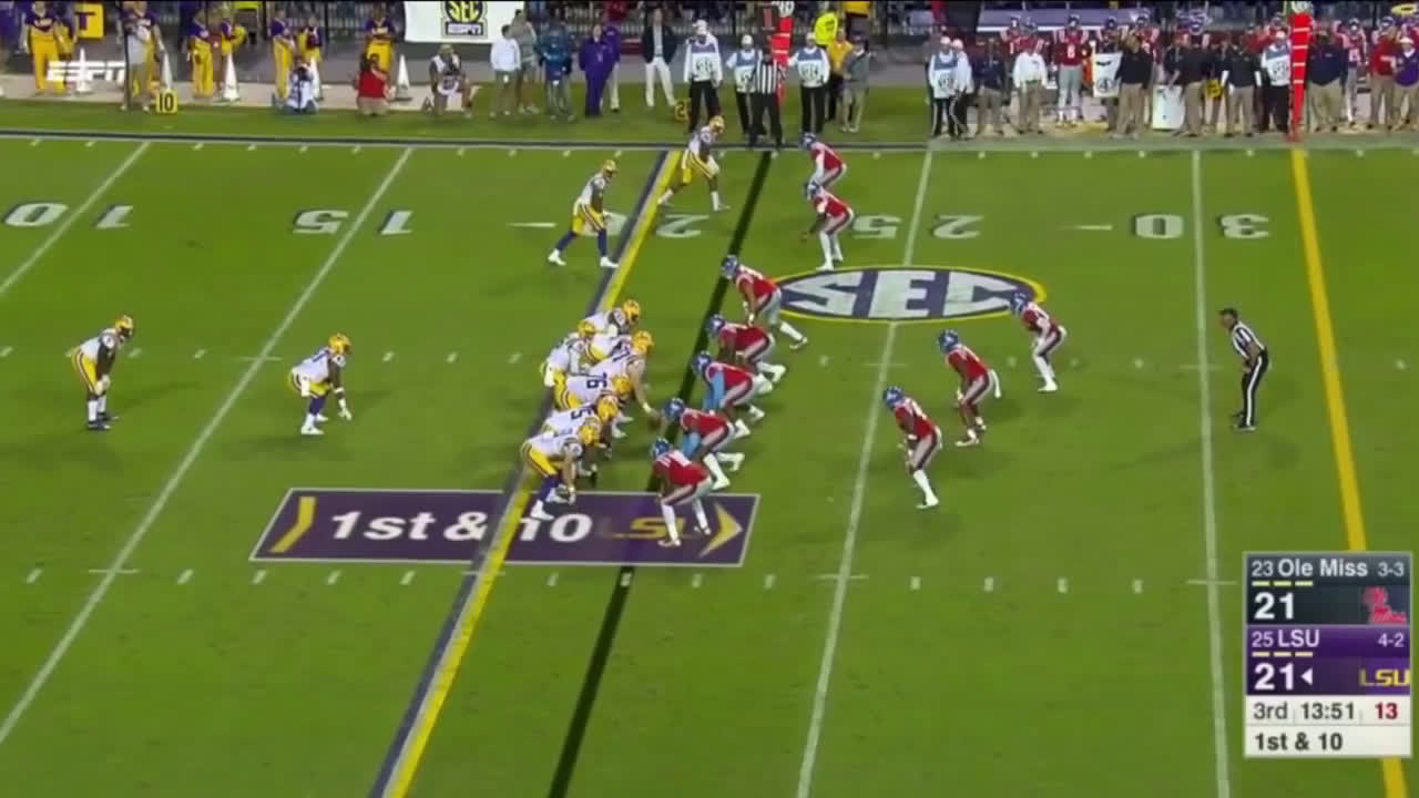 Leonard Fournette toss sweep