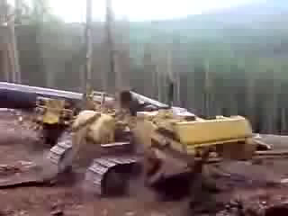 Watch 153-Caterpillar Pipelayer crash Dozer accident Excavator Bagger ...