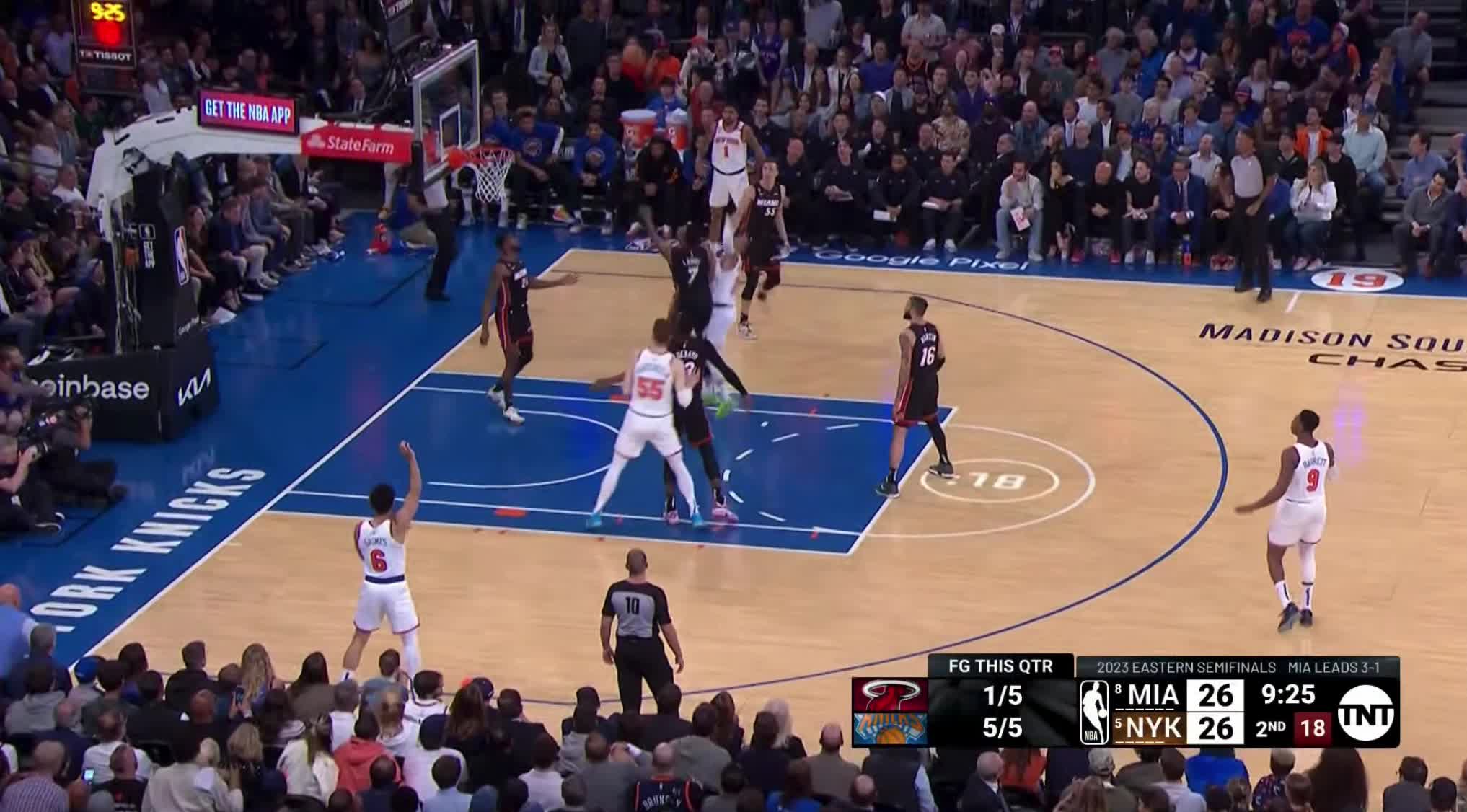 Watch Brunson With an And-1 to Get the Crowd Going! | Streamable