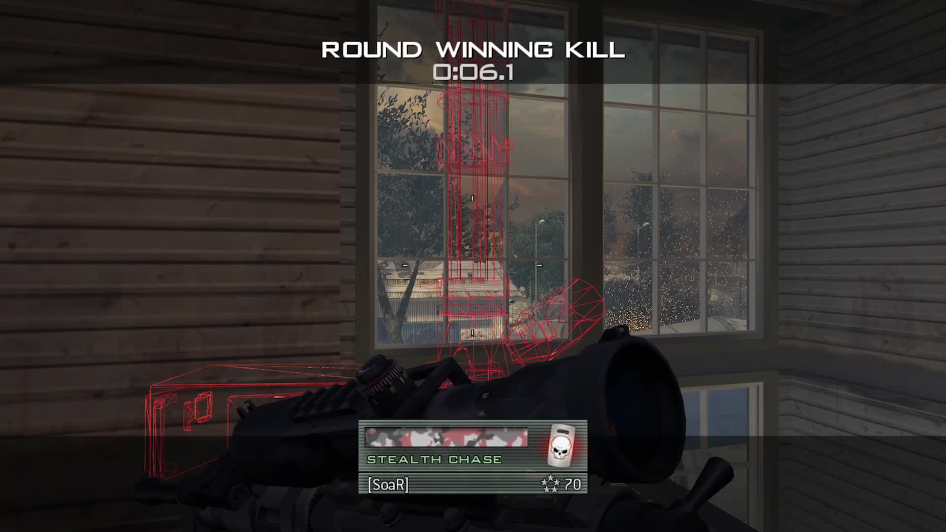 Stealth Chase Scrapyard Sentry Knockback